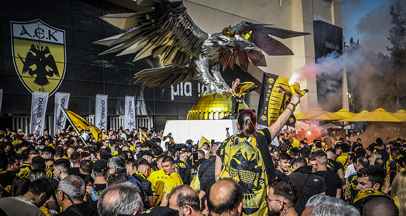 AEK1924 TV: 100 Χρόνια ΑΕΚ - Έξω από την OPAP Arena - AEK1924.gr